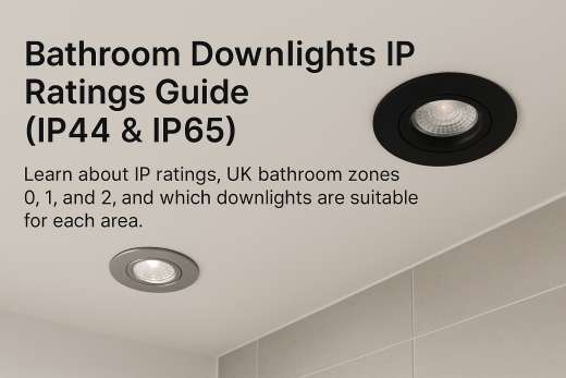 Bathroom Downlights IP44 and IP65 Ratings Guide